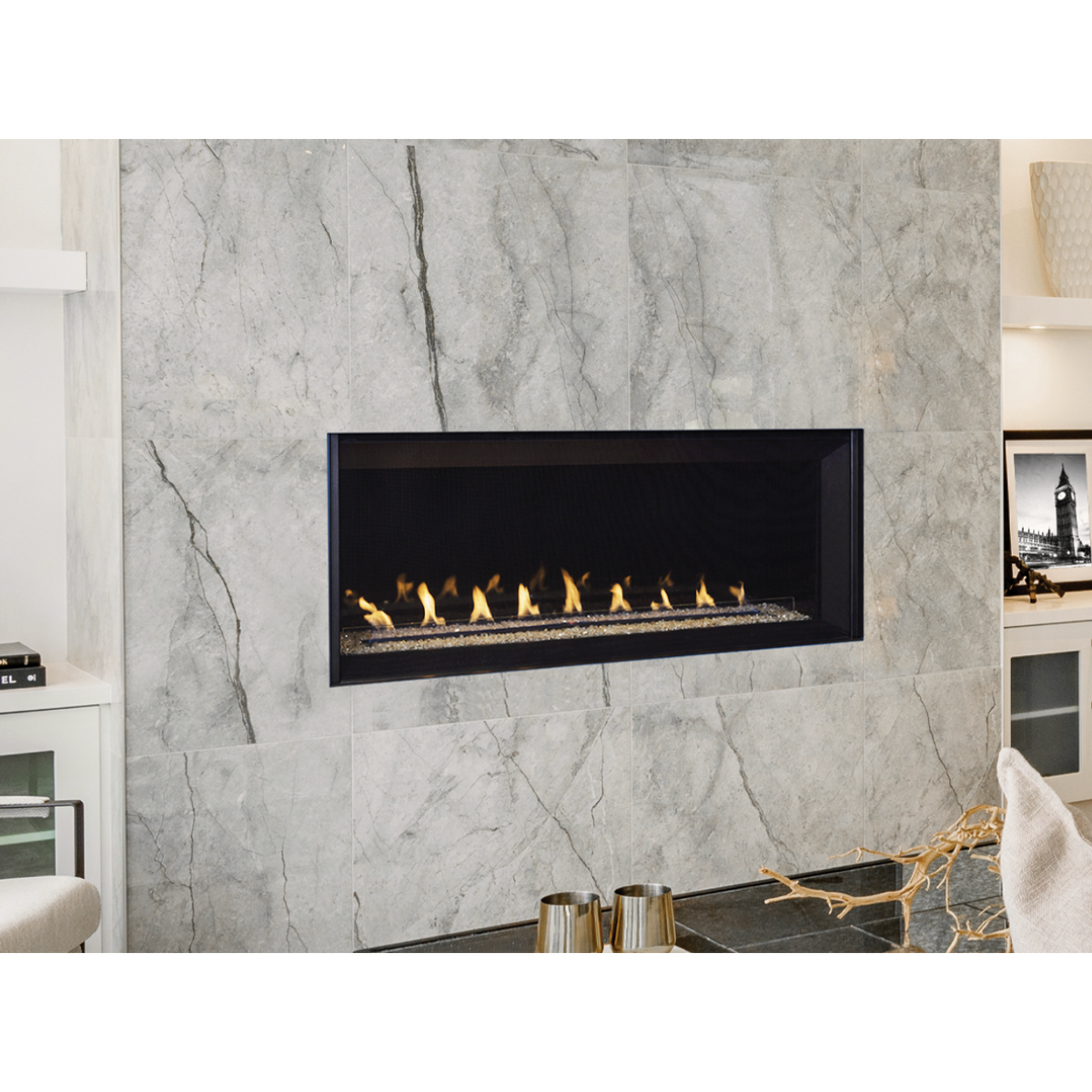 Superior 48" VRL6048 Linear Ventless Gas Fireplace — Home & Heat