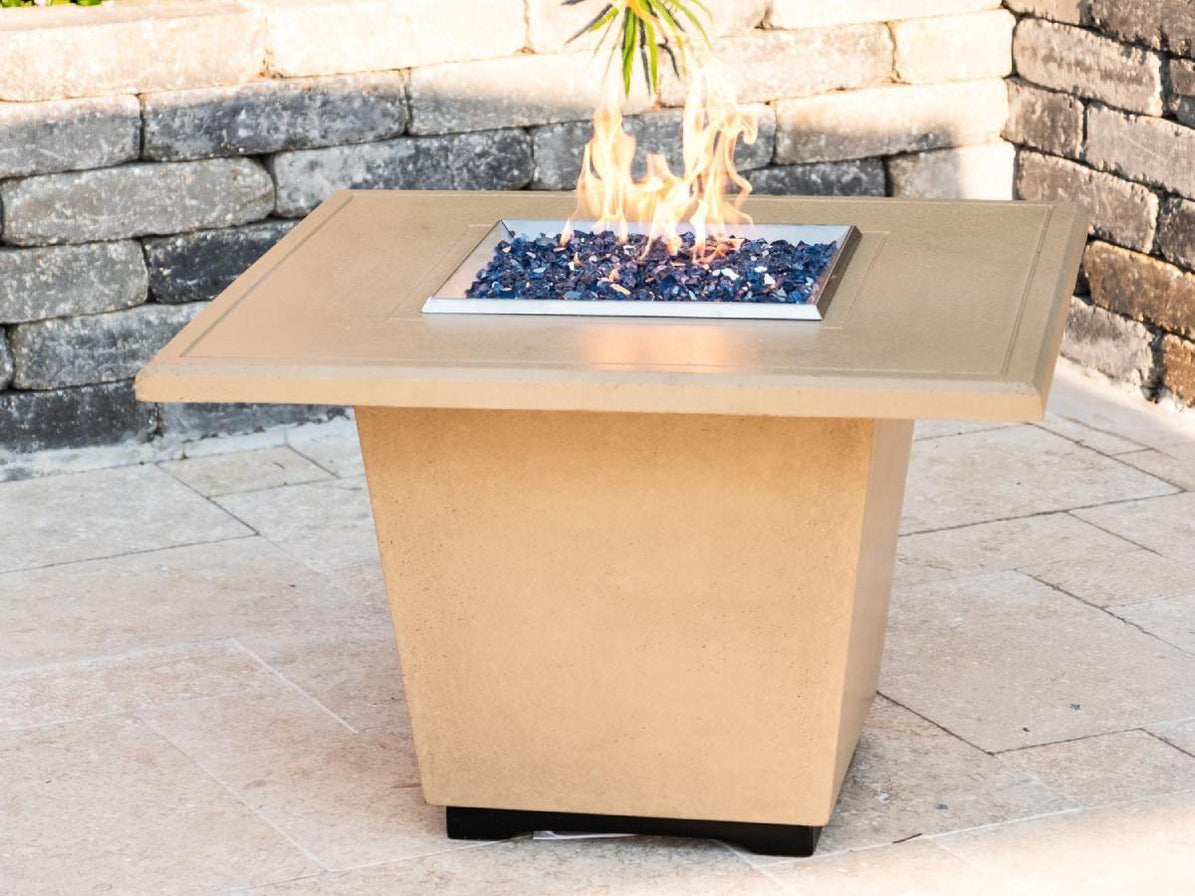 American Fyre Designs Cosmopolitan Square Fire Table — Home & Heat