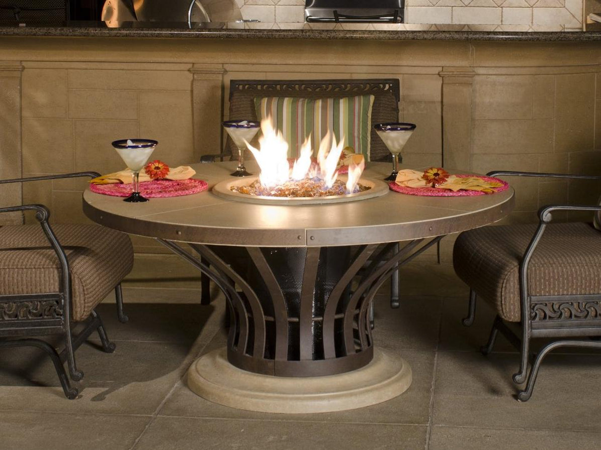 American Fyre Designs Fiesta Dining Fire Table — Home & Heat